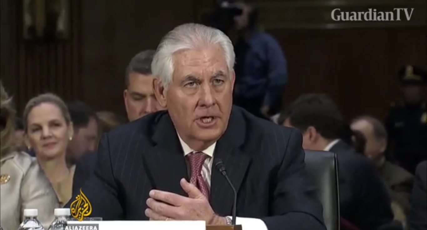 Us Senate Confirms Rex Tillerson As Secretary Of State Guardiantv